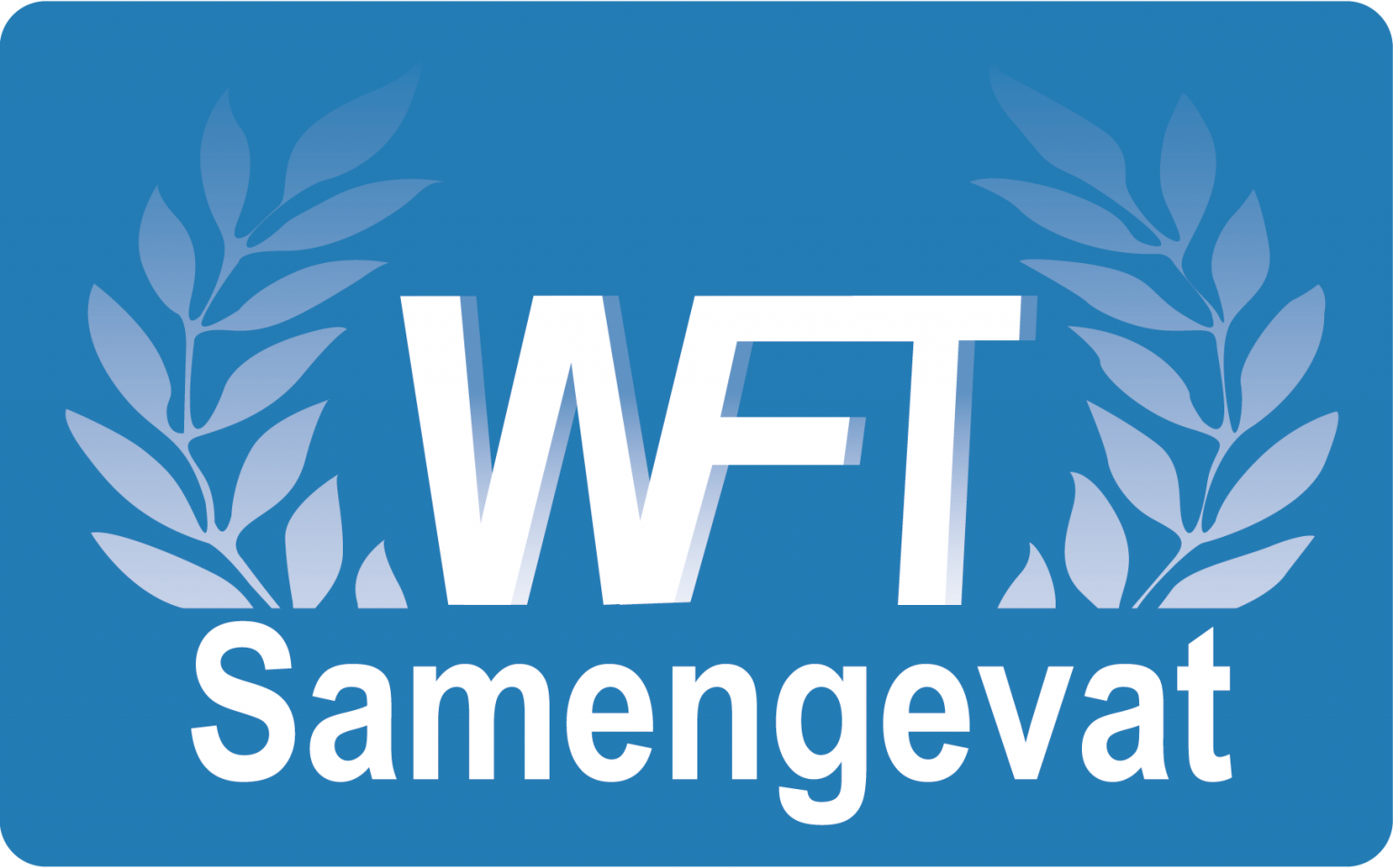 WFT Samengevat | Wft Basis – WFT samengevat